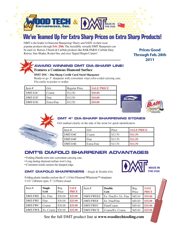 Save on DMT Sharpening Products
